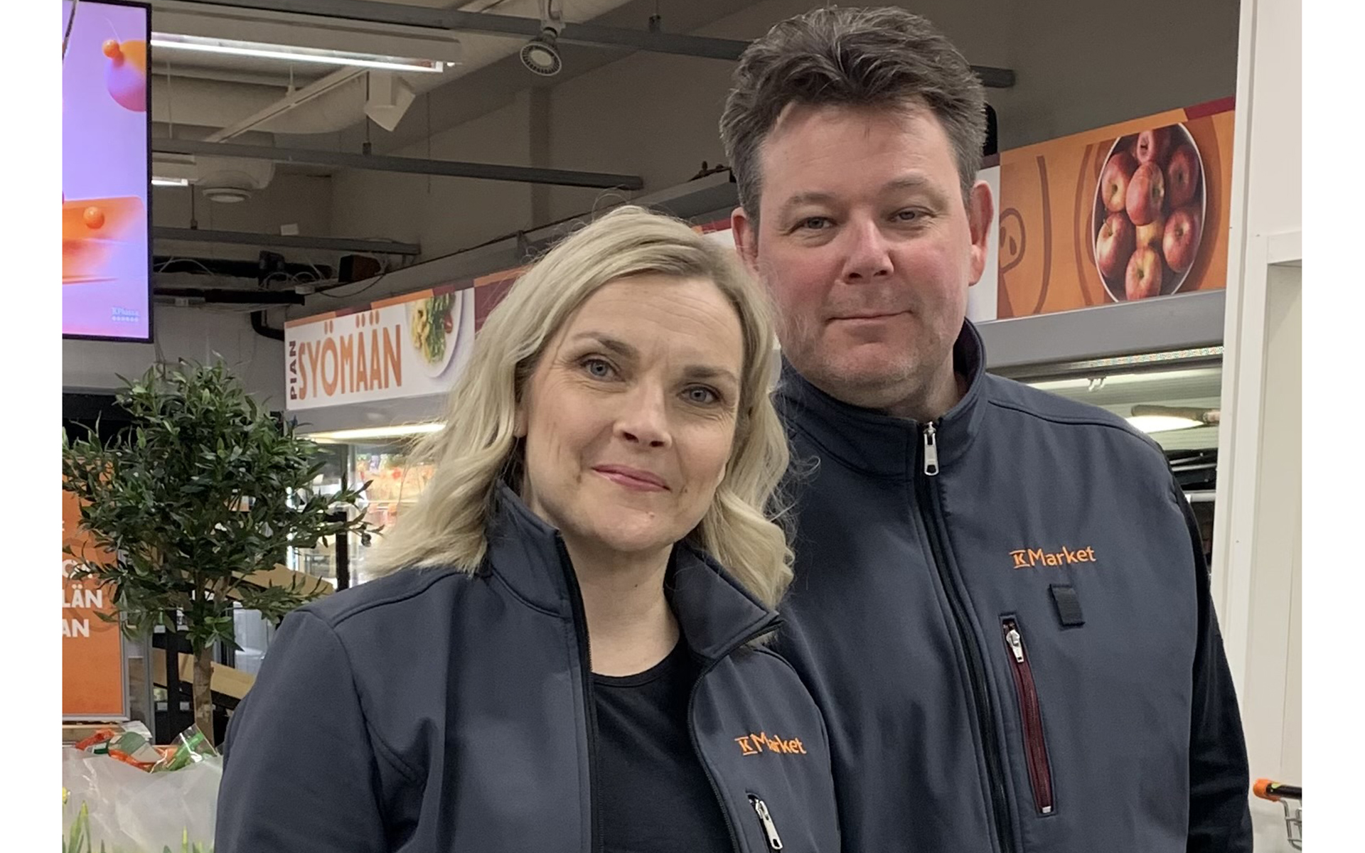 Oulun uuden K-Market Asemantornin kauppiaiksi Piritta ja Arto ...