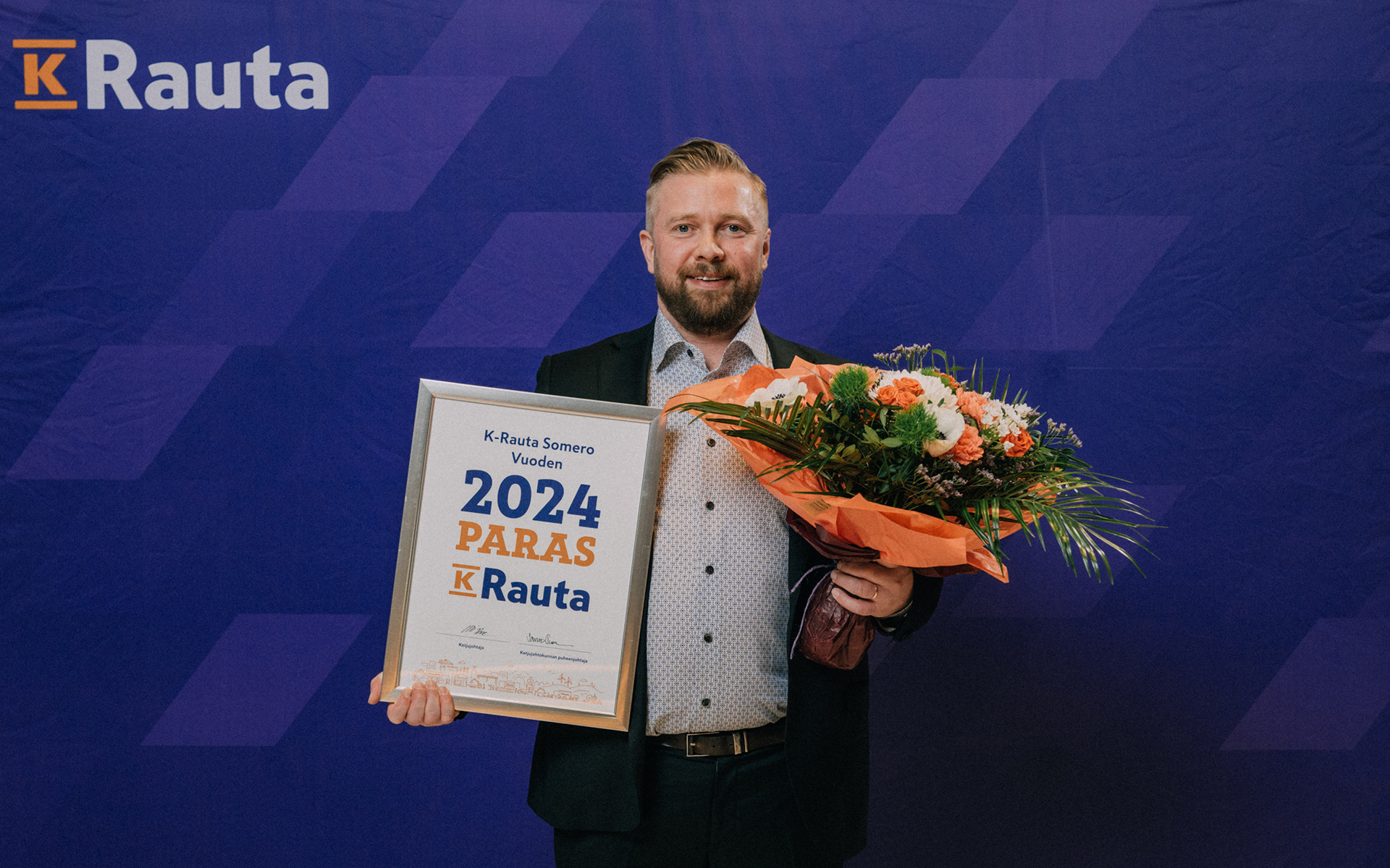 Kauppias Sami Koiviston K-Rauta Somero palkittiin vuoden 2024 K-Rautana | K-kauppiasliitto